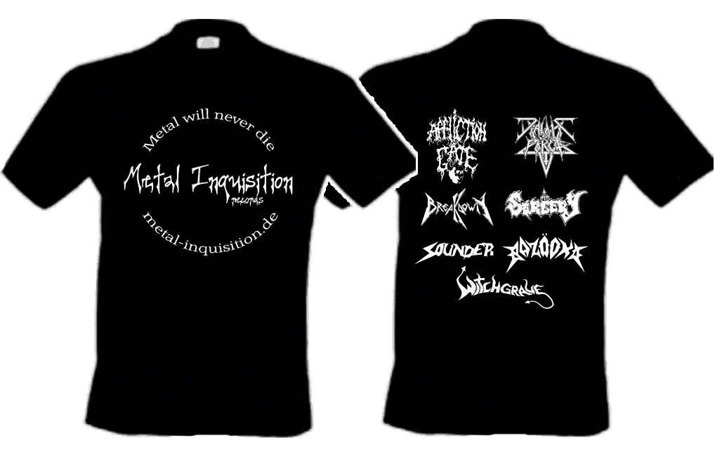 Metal Inquisition - Front: Logo / Back: M.I. Bands - Longsleeve – No ...